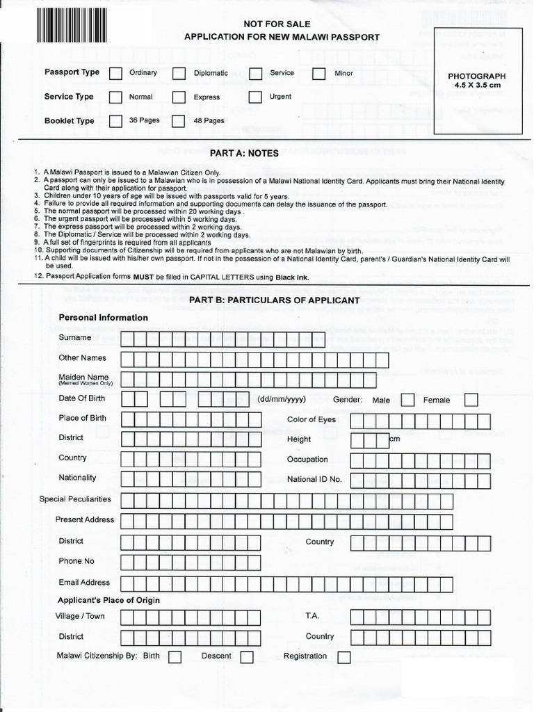 Offline Passport Form (2) | PDF
