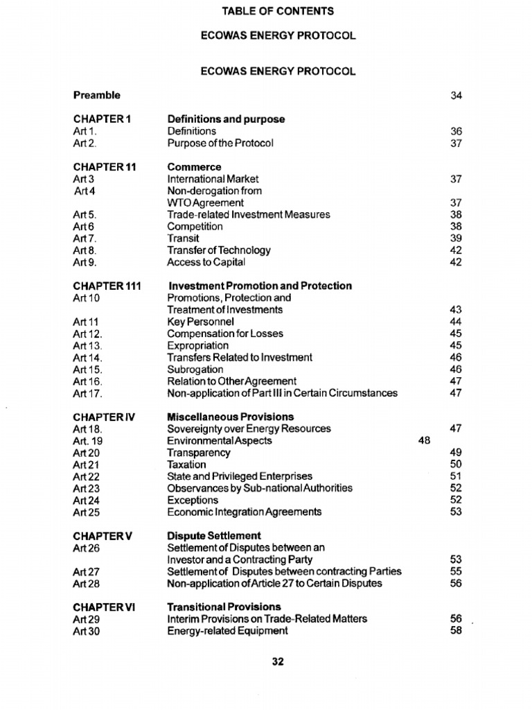 ECOWAS Energy Protocol AP4103 | PDF | Treaty | World Trade Organization