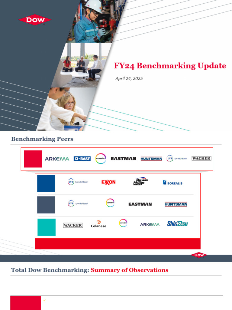 FY24 Dow Benchmarking Insights Report | PDF | Dow Chemical Company ...