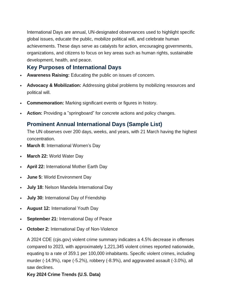 Crime Report Summary | PDF | Page Layout | Violent Crime