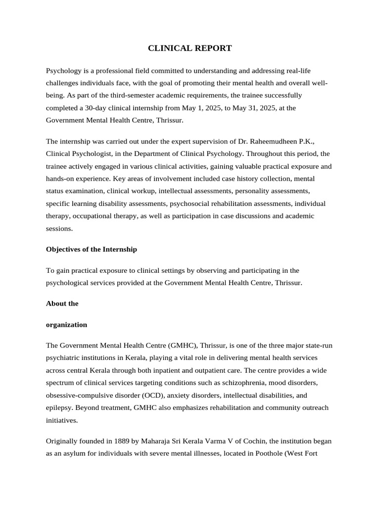 Case History (College) (1) (2) | PDF | Mental Disorder | Schizophrenia