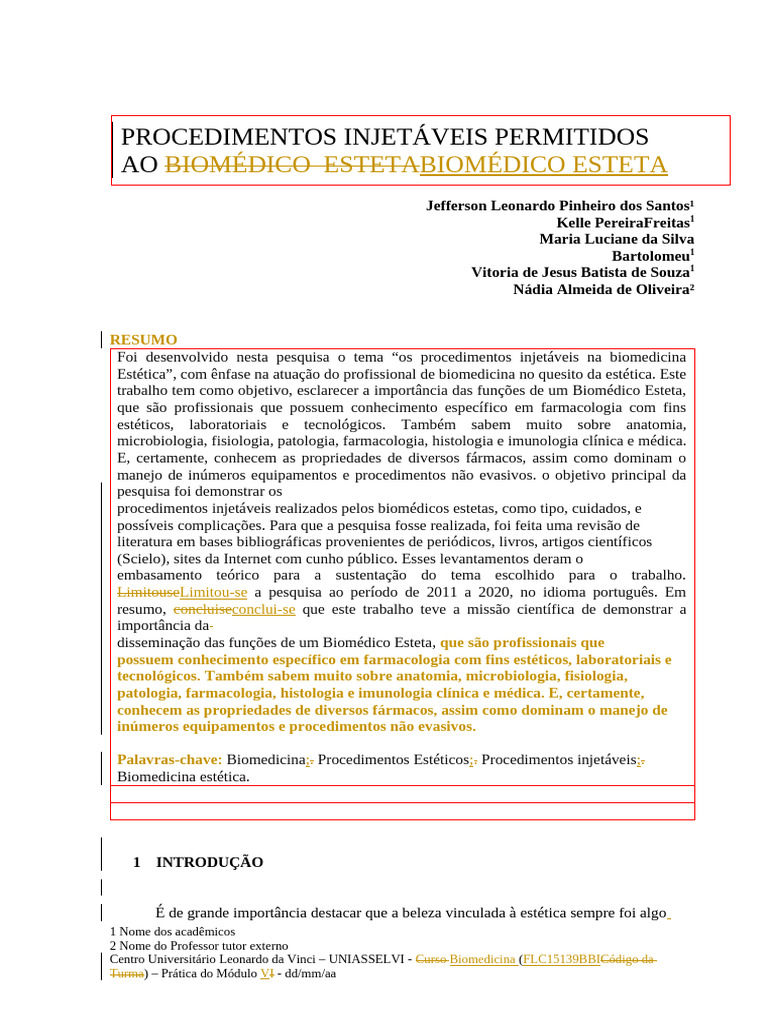 Paper Grupo 9 | PDF | Biologia