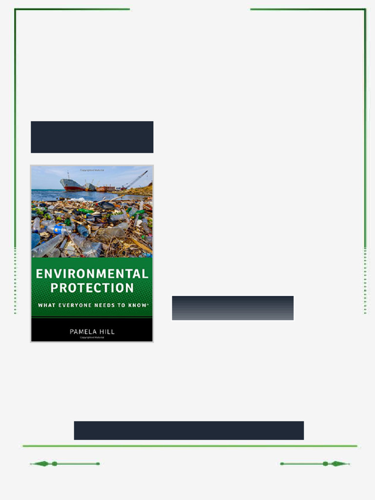 Environmental protection : what everyone needs to know 1st Edition Pamela Hill eBook ...