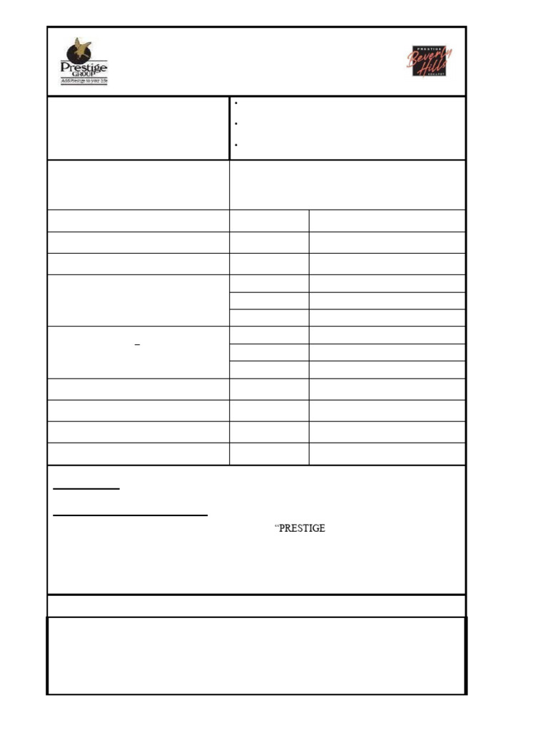 Prestige Beverly Hills Price Sheet (4) (1) | PDF