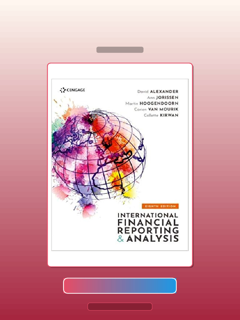 International Financial Reporting Analysis 8th Edition E-book Testbank ...