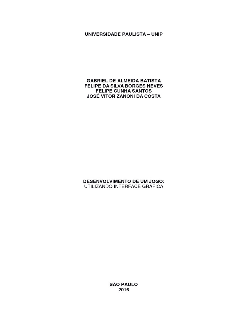 Desenvolvimento de Jogo 2D em Java | PDF | Classe (programação de ...