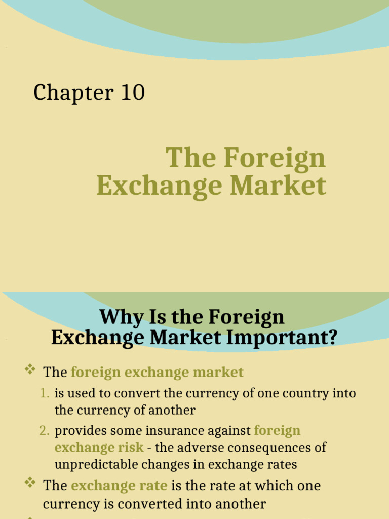 Understanding the Foreign Exchange Market | PDF | Foreign Exchange ...