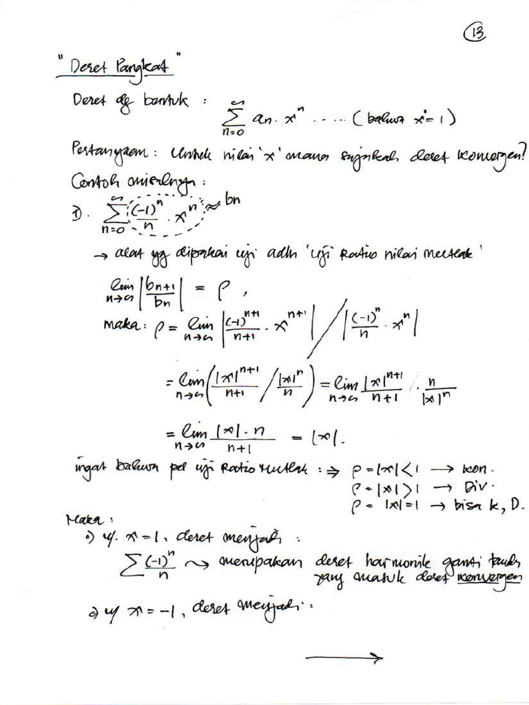 4. Deret Pangkat | PDF