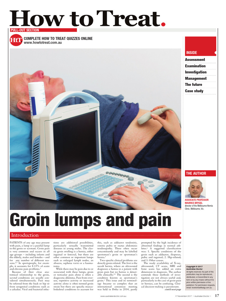 Understanding Groin Pain and Lumps | PDF | Medical Specialties ...