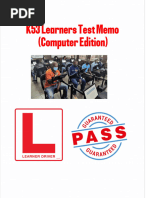 K53 Learner's Licence Practice Test | PDF