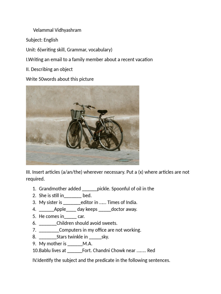 Grade 5 unit 6 | PDF