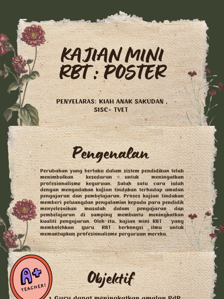 Kajian Mini RBT Poster | PDF