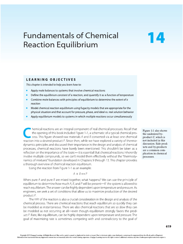 Chemical Reaction Equilibrium Basics | PDF | Branches Of Thermodynamics ...