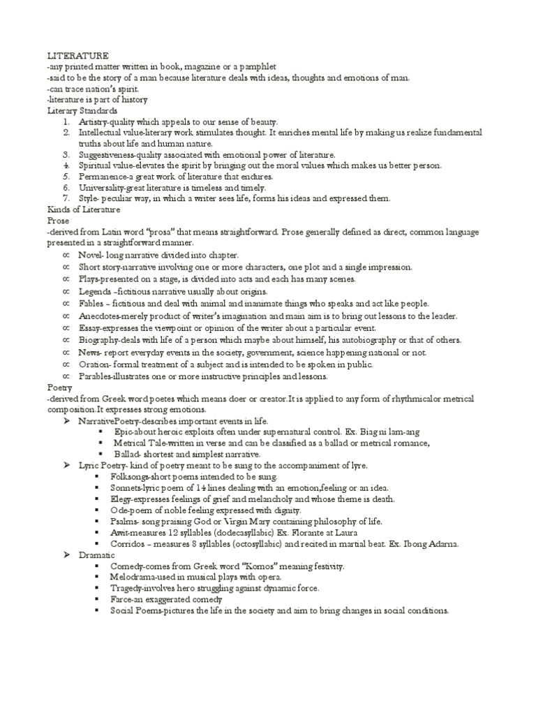 Handouts | PDF | Poetry | Metre (Poetry)