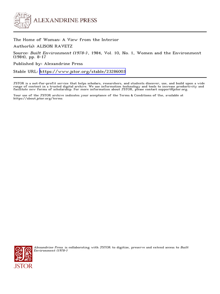 Women's Role in Home Design Insights | PDF | Housewife