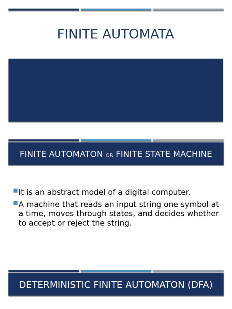 Understanding Finite Automata Basics | PDF