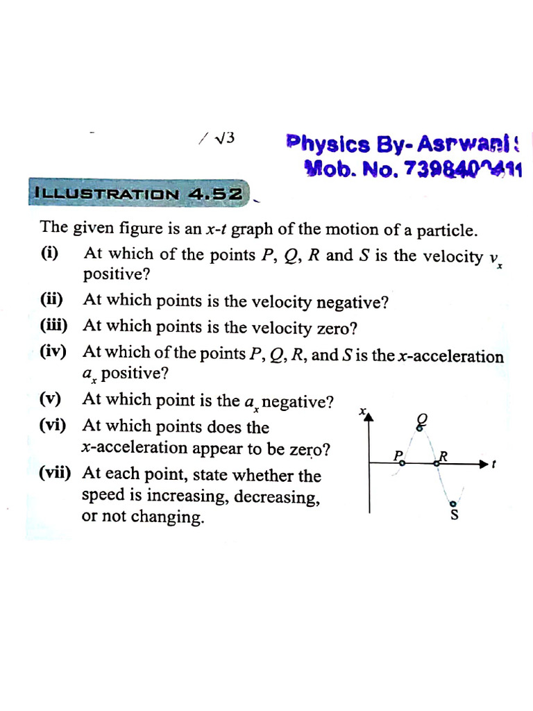 Graph Practice Physics by Ashwani Sir | PDF