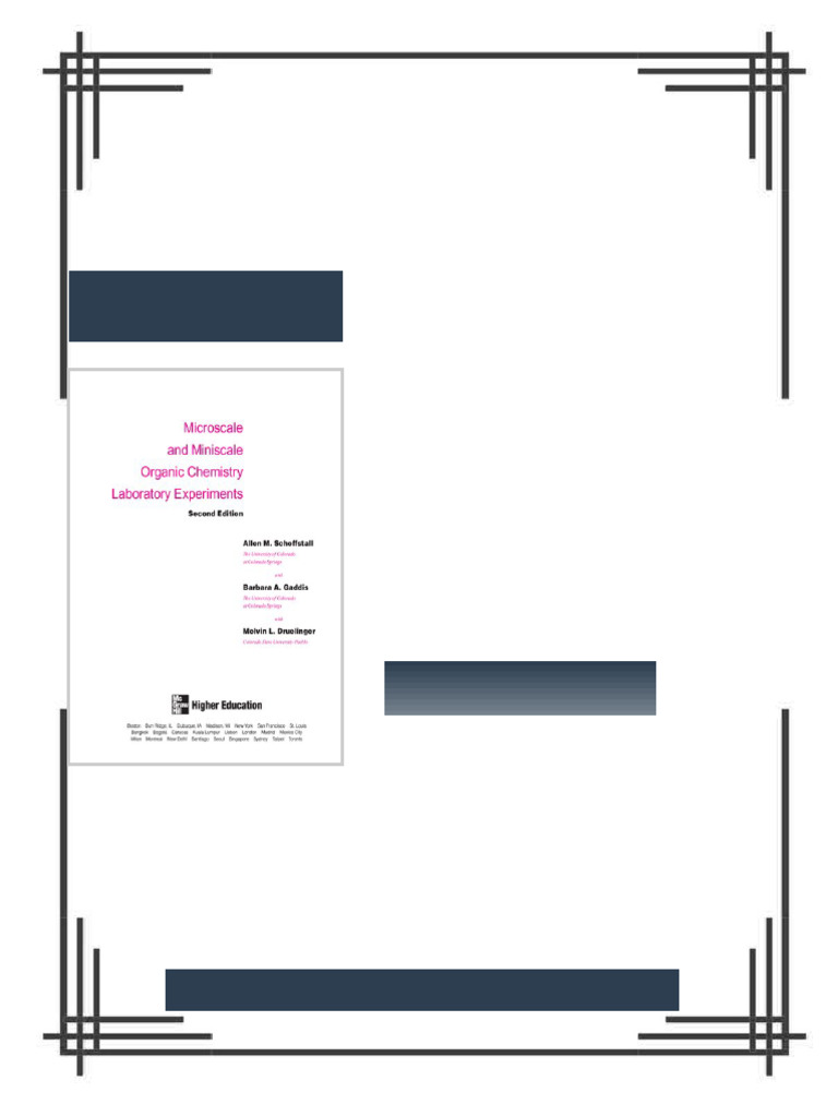Microscale and Miniscale Organic Chemistry Laboratory Experiments 2 ed ...