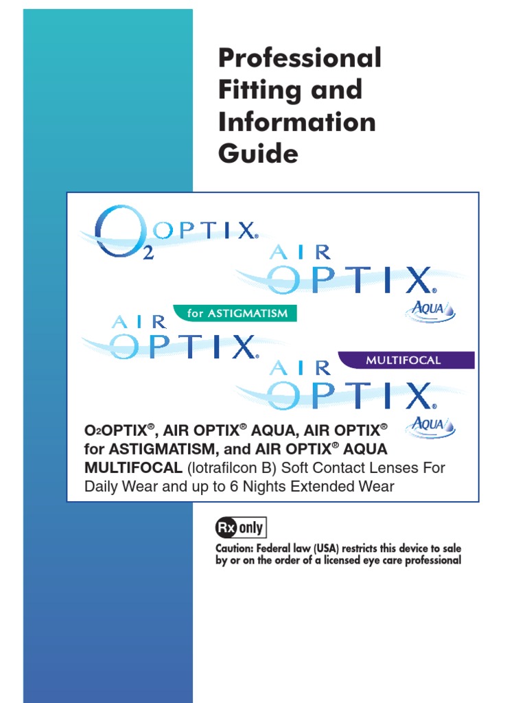 Air Optix Guide | PDF | Contact Lens | Lens (Optics)