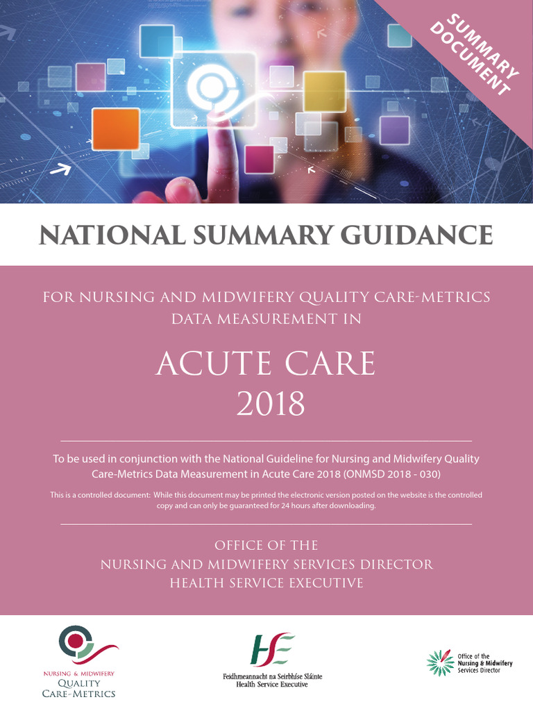 National Summary Guidance For Nursing and Midwifery Quality Care ...
