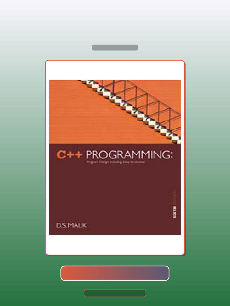 C Programming Program Design Including Data Structures 6th Edition DS ...