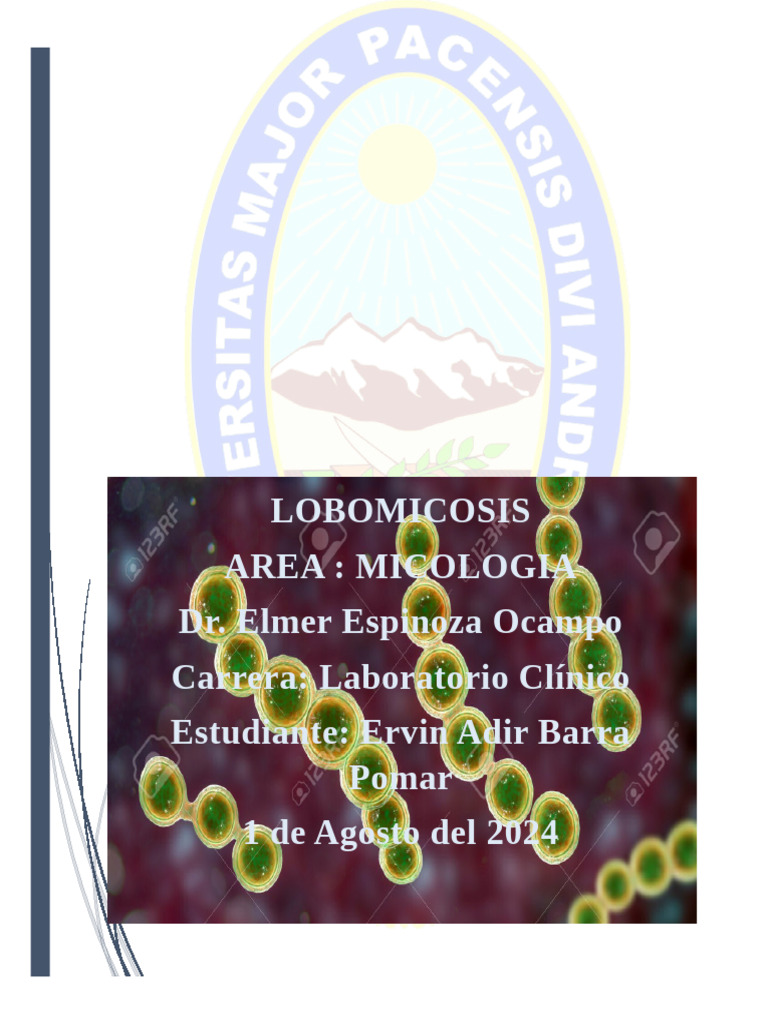 Lobomicosis - Ervin Adir Barra Pomar | PDF | Infección | Biopsia