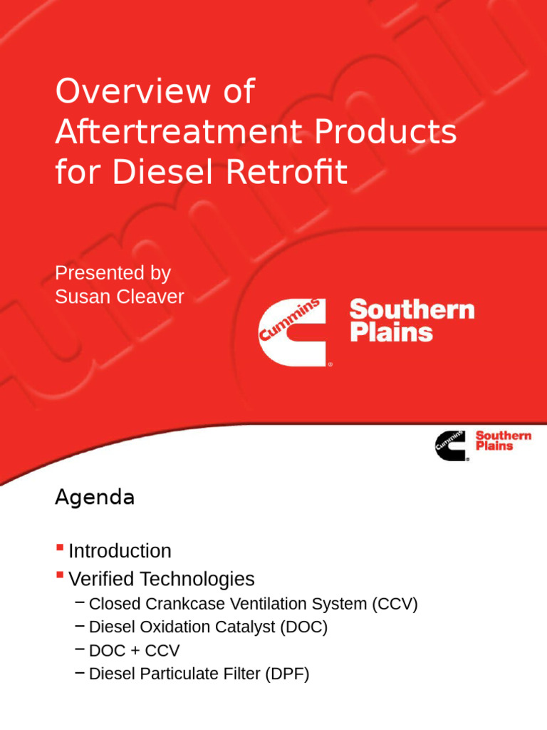 Diesel Aftertreatment Retrofit Overview | PDF | Exhaust Gas | Diesel Engine