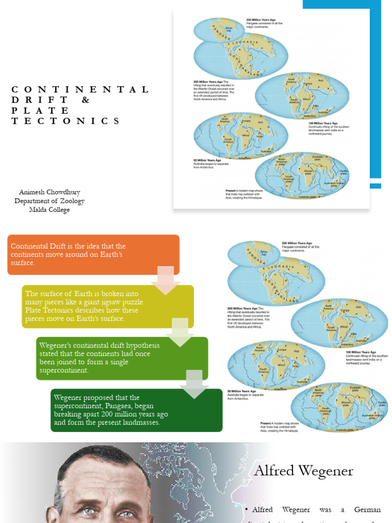 Continental Drift and Plate Tectonics | PDF | Plate Tectonics | Rift