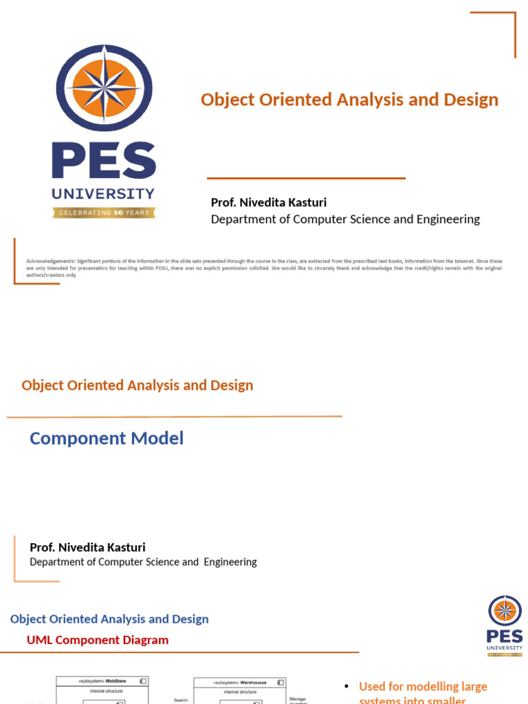 Component Model in Object-Oriented Design | PDF | Class (Computer ...