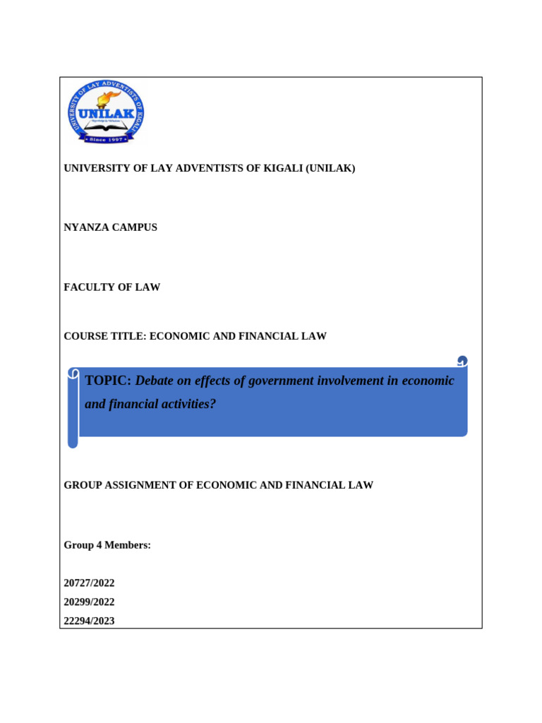Government Impact on Economic Law Debate | PDF | Recession | Fiscal Policy
