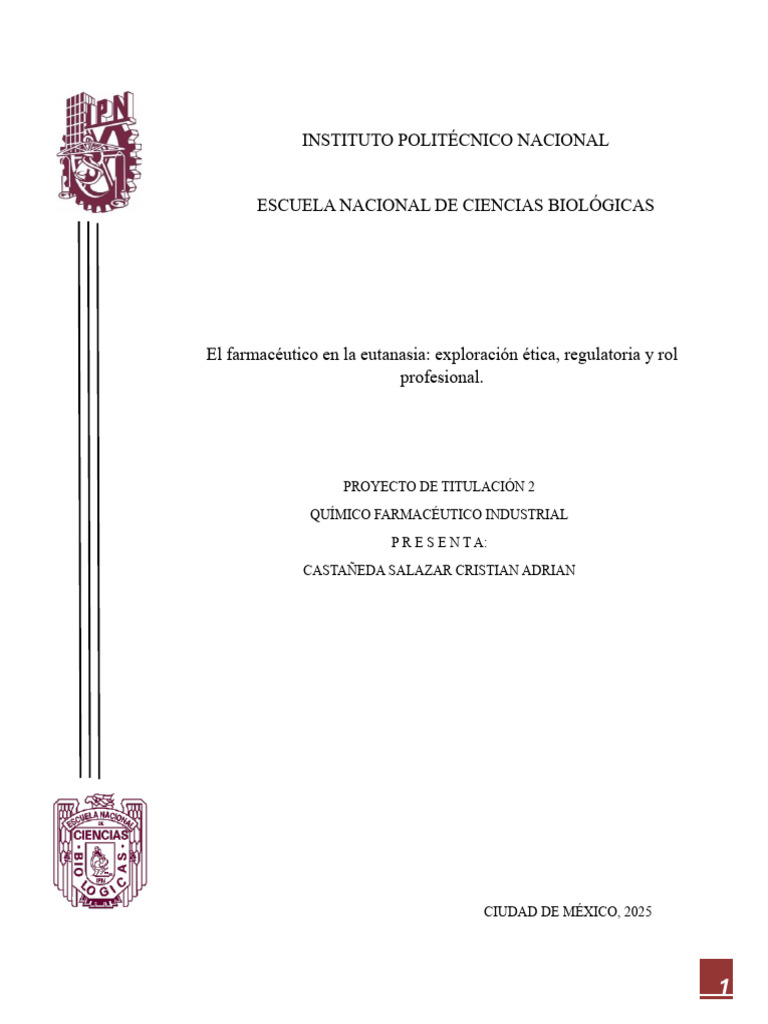 tesis eutanasia.buenodocx | PDF | Farmacéutico | Cuidados paliativos