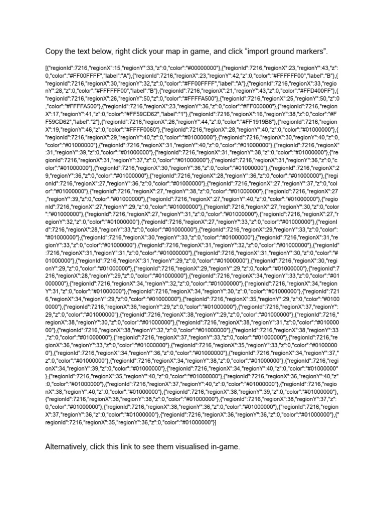 Import Ground Markers for Gaming Maps | PDF