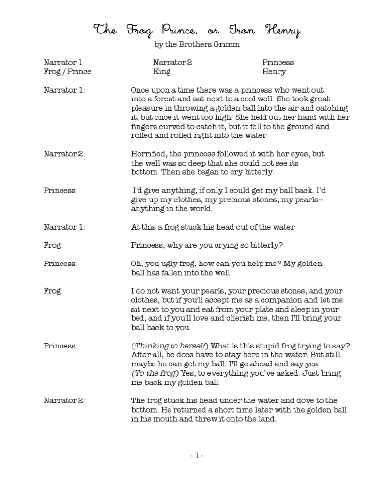 Frog and Princess | PDF