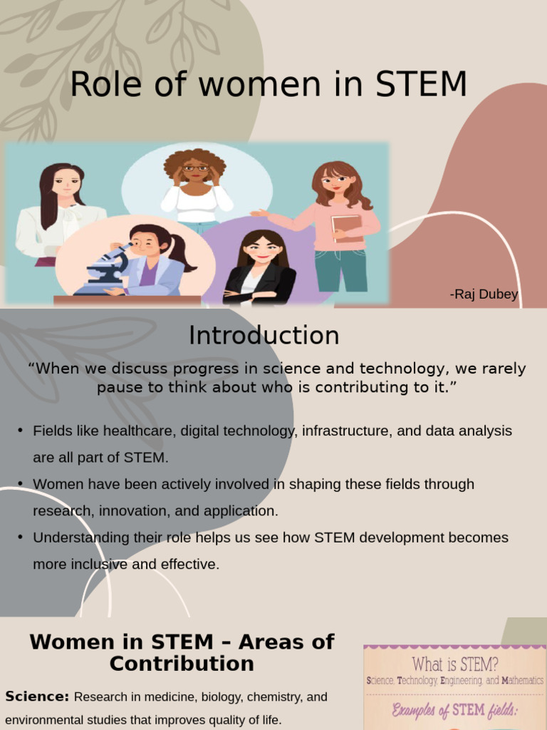 Women’s Impact in STEM Fields | PDF | Science, Technology, Engineering ...