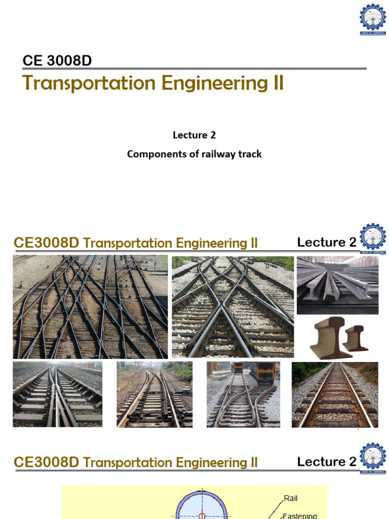 Components of Railway Track Systems | PDF | Rail Infrastructure | Rail ...