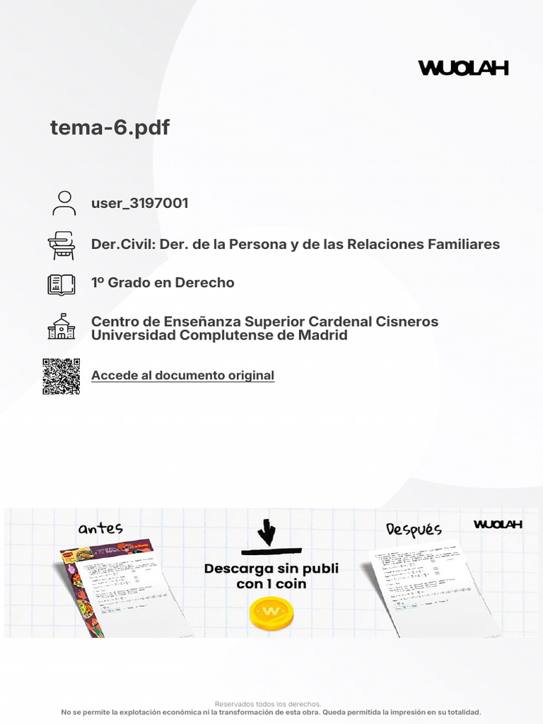 Tema 6 civil | PDF | Fundación (sin fines de lucro) | Bienes (Ley)