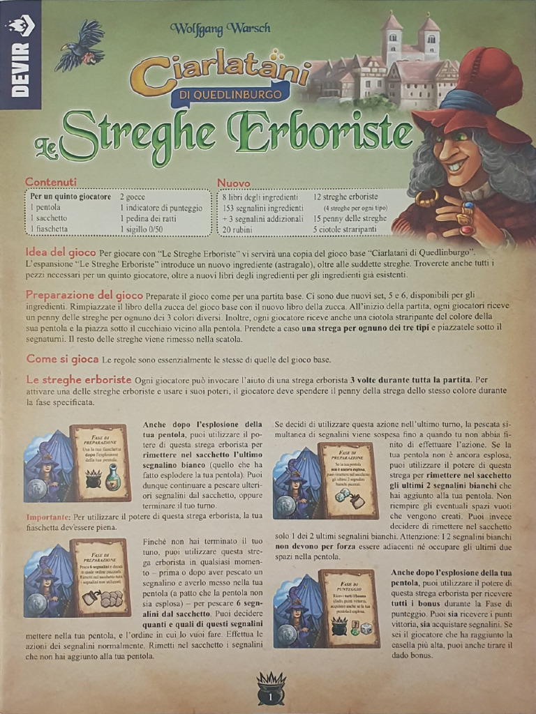 Ciarlatani Di Quedlimburgo - Le Streghe Erboriste | PDF