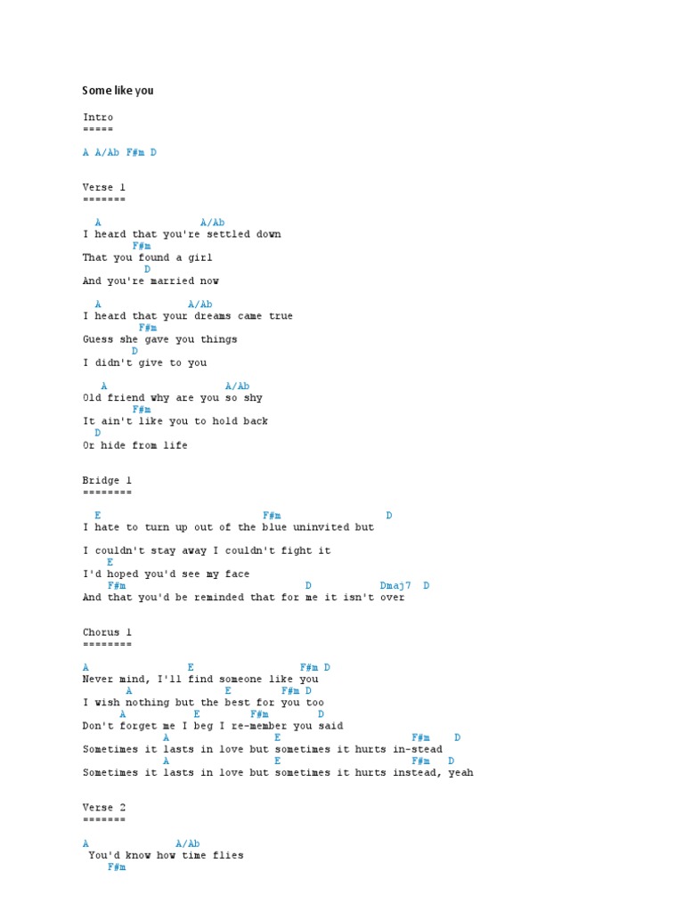 Some Like You | PDF | Sky | Leisure