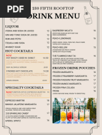Minibar Price List and Menu Items | PDF | Alcoholic Drinks | Drink