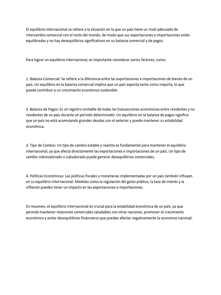 El Equilibrio I-WPS Office | PDF