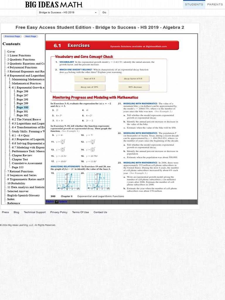 Algebra 2 Student Edition Guide | PDF | Equations | Mathematical Relations