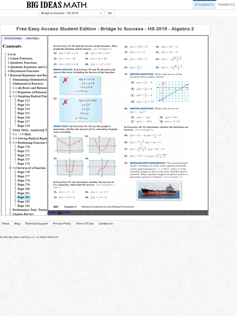Algebra 2 Student Edition Guide | PDF