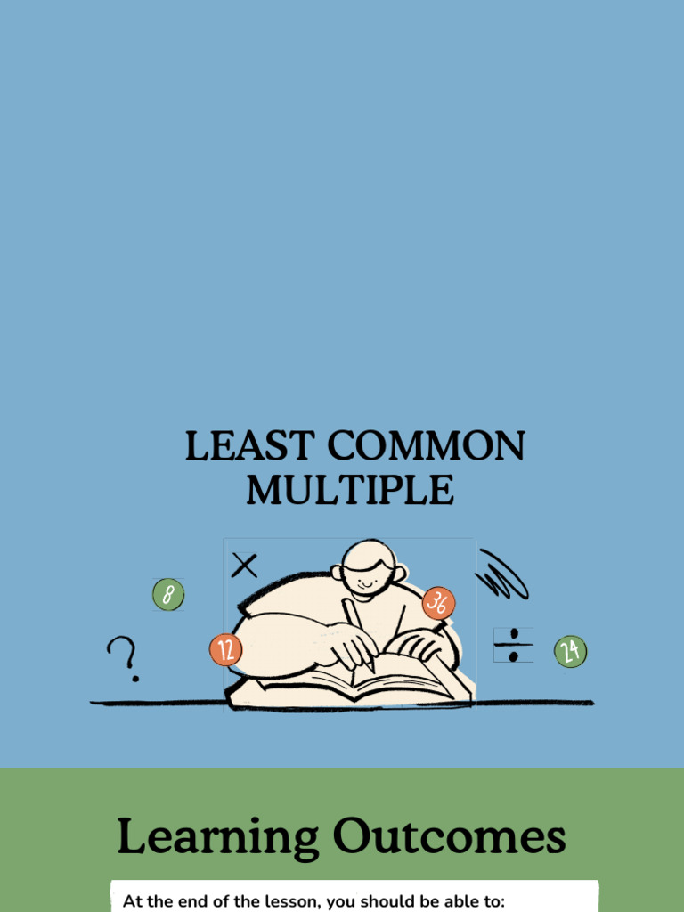 Factors, Multiples, Highest Common Factor and Least Common Multiple ...