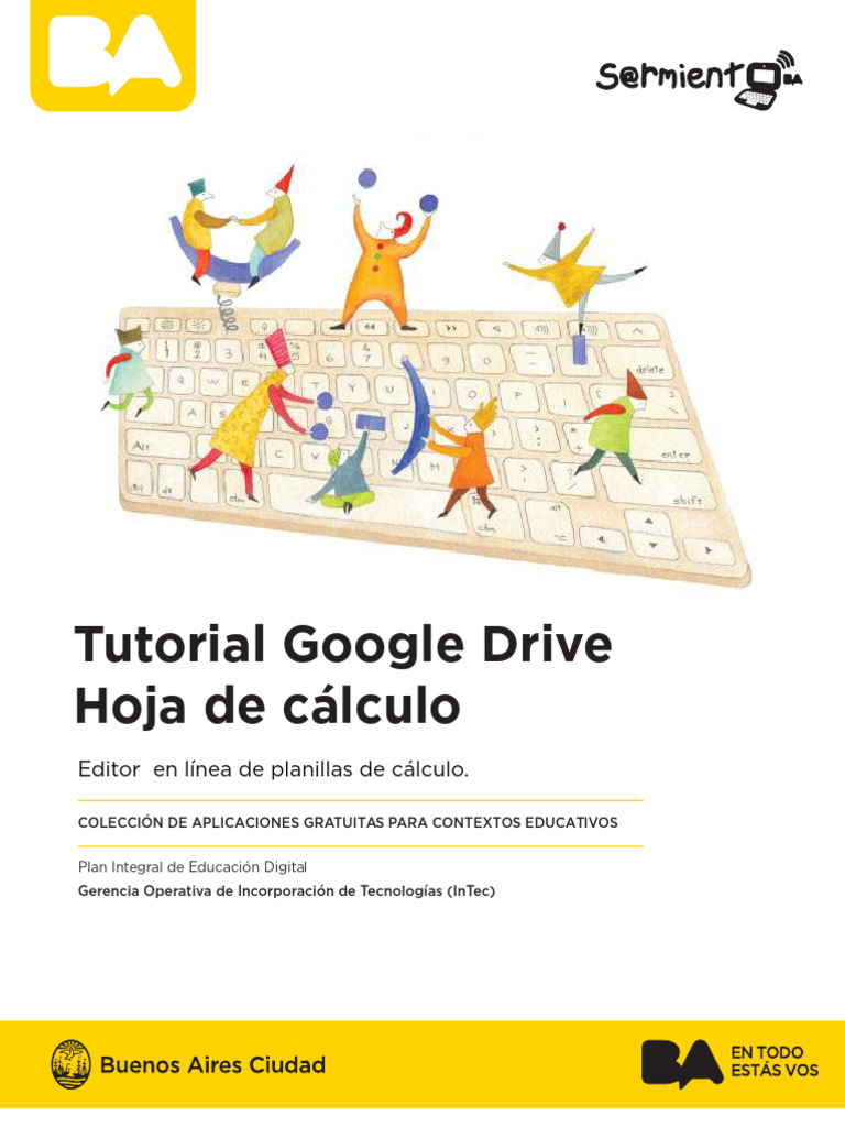 36e217-tutorial-google-drive-hoja-de-calculo | PDF | Hoja de cálculo | Software