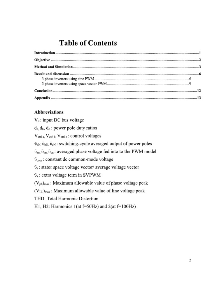 3 Phase Inverter | PDF