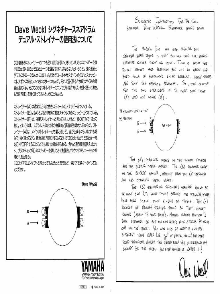 Weckl Snare | PDF