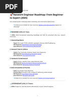 Networking Roadmap: Basics to Advanced | PDF
