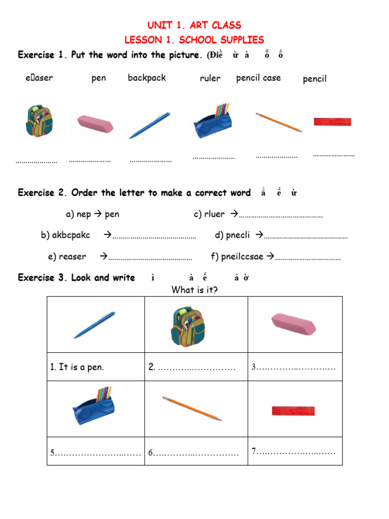 Unit 1. Lesson 1 | PDF