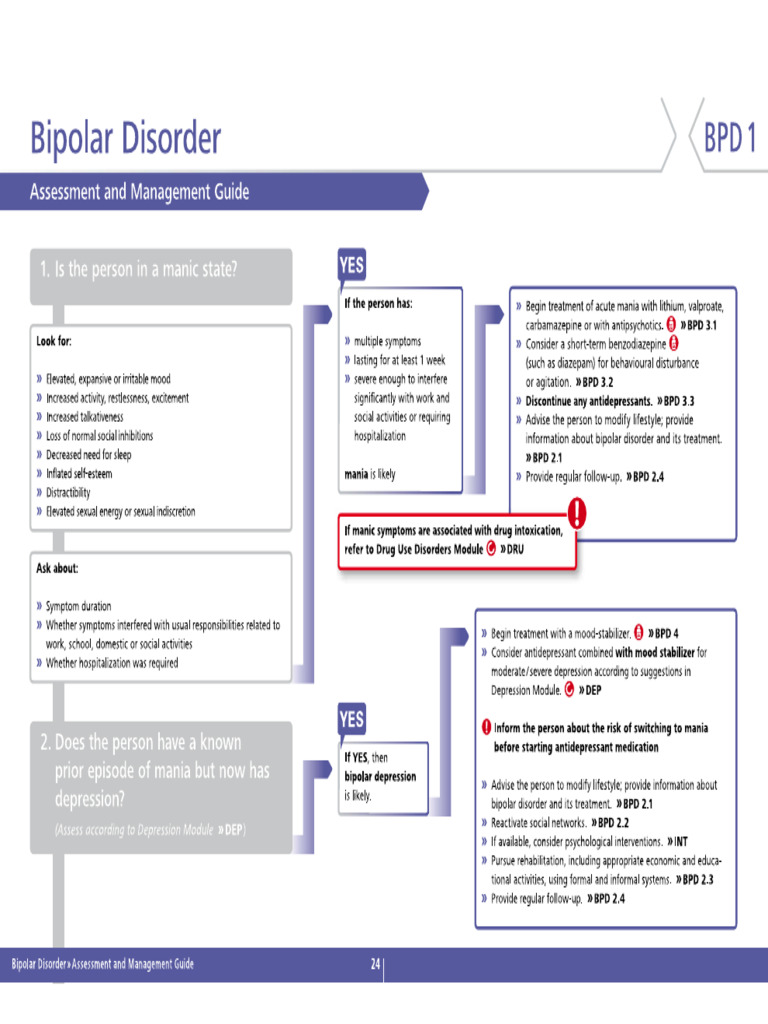 Bipolar Assessment Algorithm | PDF