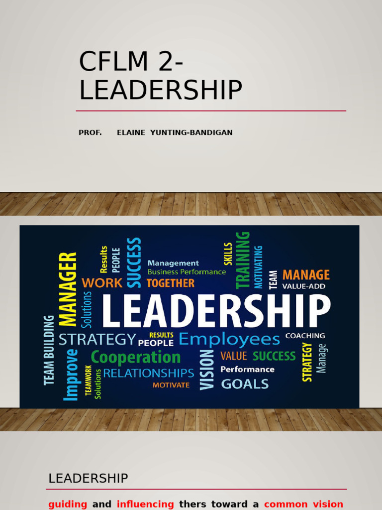 CFLM 2 Leadership | PDF